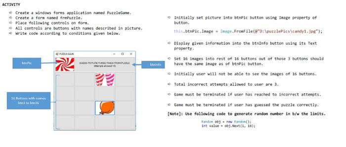 Solved ACTIVITY Create a windows forms application project. | Chegg.com