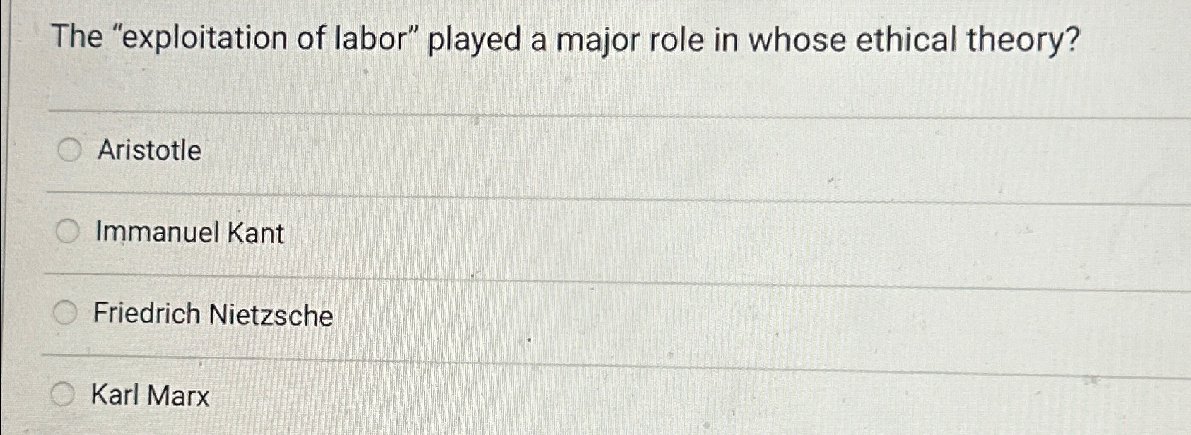Solved The "exploitation of labor" played a major role in | Chegg.com