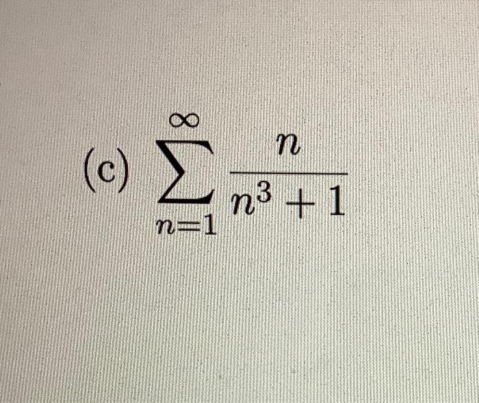 Solved 3.3. Determine whether the series is conv or divr. | Chegg.com
