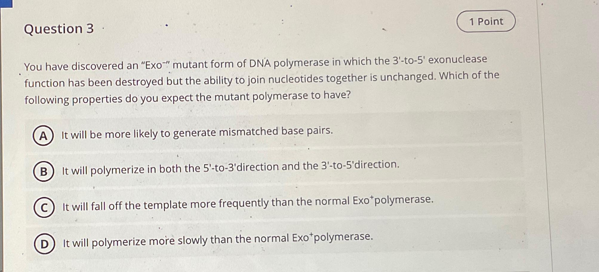 Solved Question 31 ﻿PointYou have discovered an "Exo"." | Chegg.com