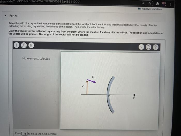 Solved Ray Tracing for a Convex Mirror An object O is placed | Chegg.com