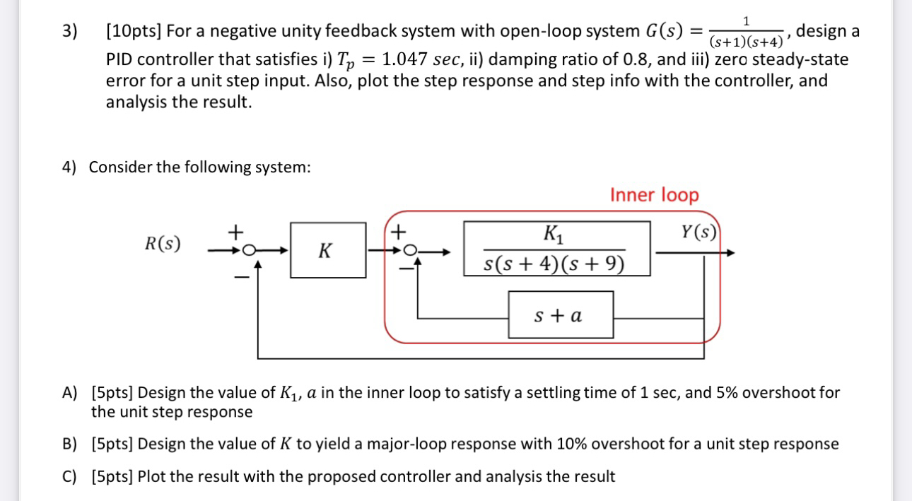 Solved Use Mathlab For All Problems Insert Your Code