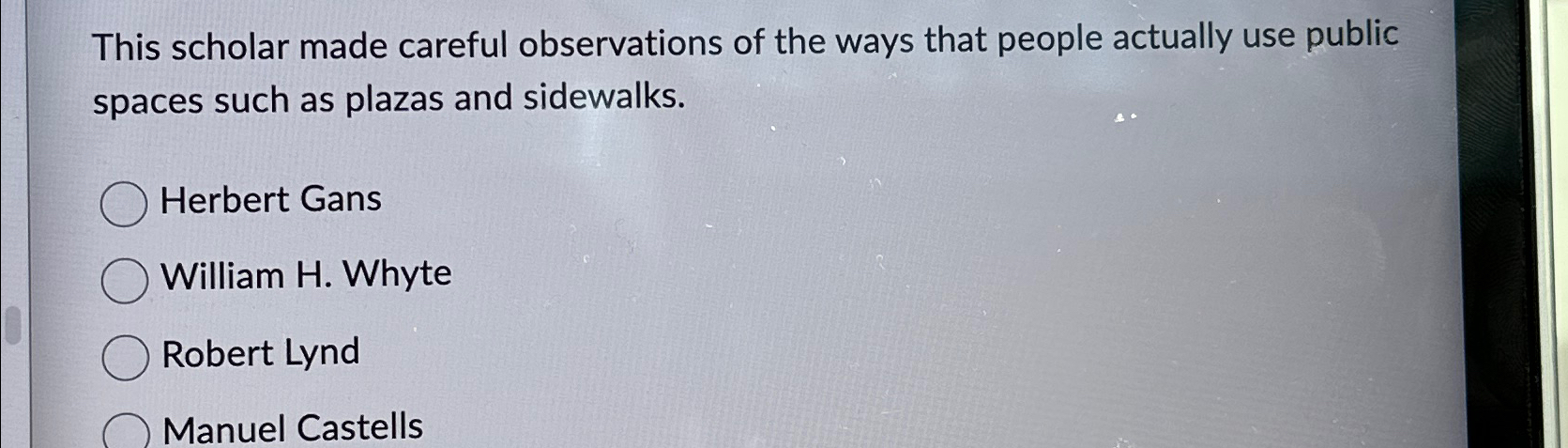 Solved This scholar made careful observations of the ways | Chegg.com