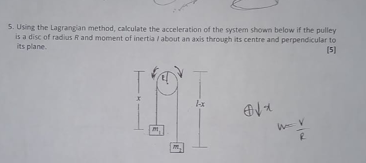 Solved Using the Lagrangian method, calculate the | Chegg.com