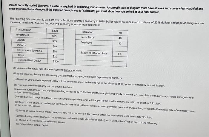 Solved Include correctly labeled diagrams, If useful or | Chegg.com