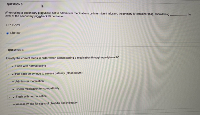 Solved QUESTION 3 When using a secondary piggyback set to | Chegg.com