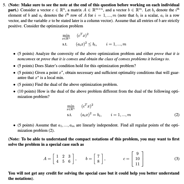Solved (Note: Make sure to see the note at the end of this | Chegg.com