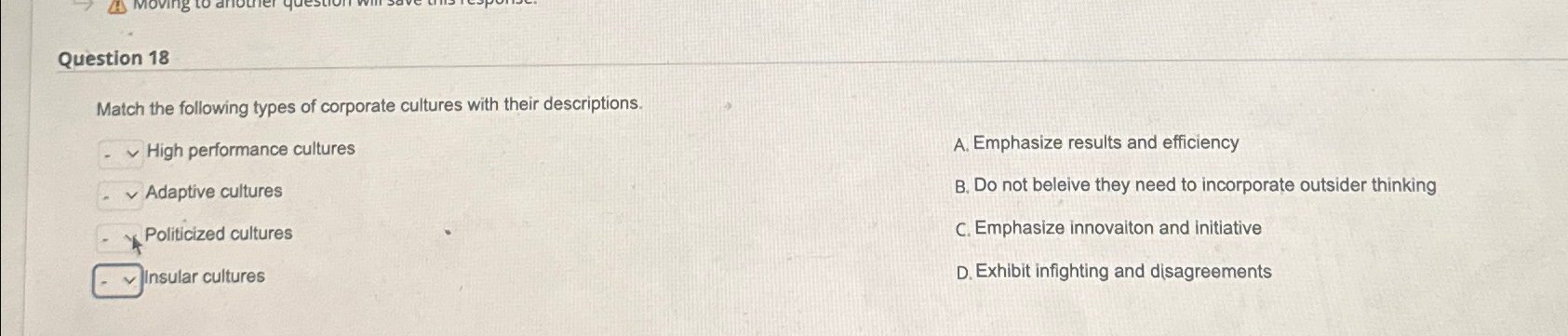 Solved Question 18Match the following types of corporate | Chegg.com