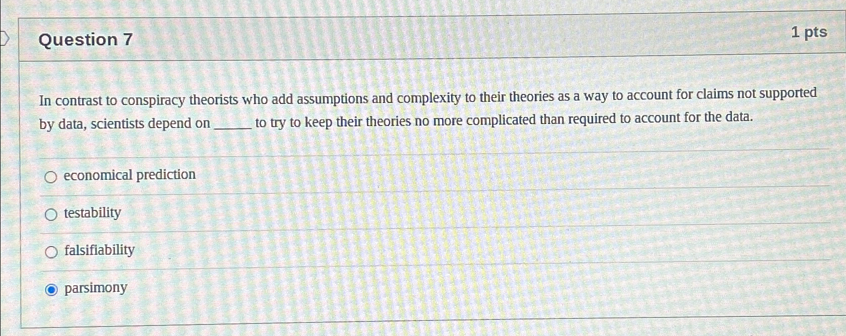 Solved Question 71 ﻿ptsIn contrast to conspiracy theorists | Chegg.com