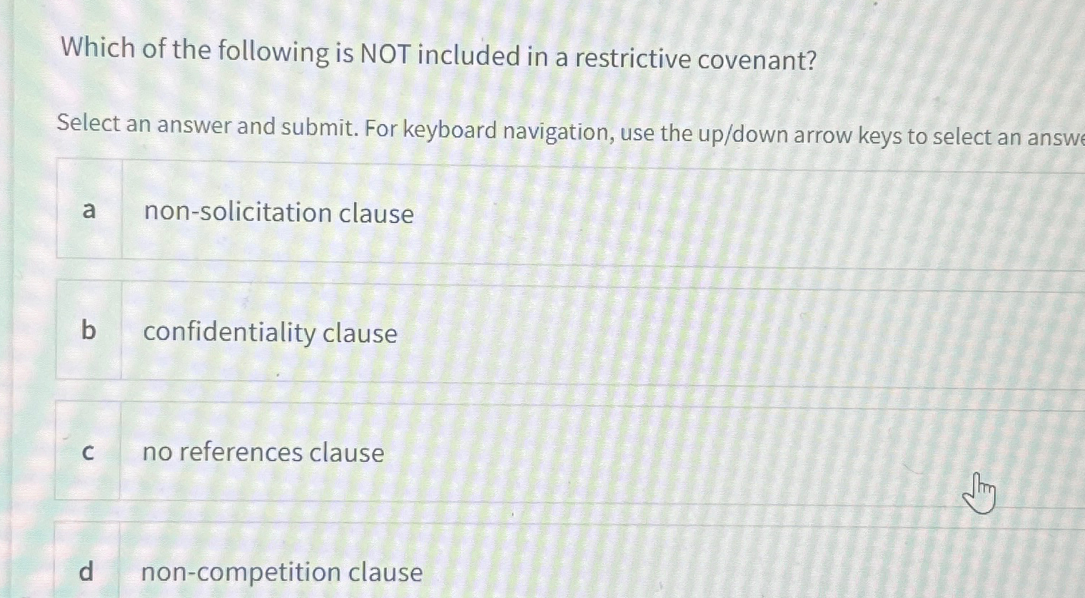 Solved Which of the following is NOT included in a | Chegg.com