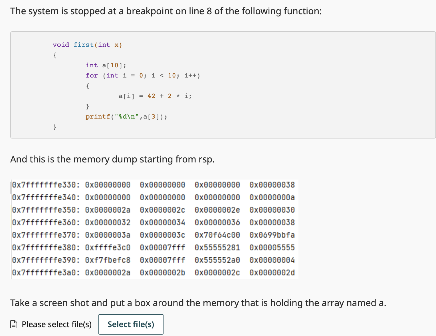 Solved The system is stopped at a breakpoint on line 8 ﻿of | Chegg.com