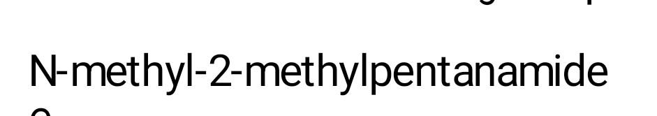 Solved N-methyl-2-methylpentanamide | Chegg.com