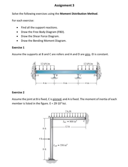 Solved Solve the following exercises using the Moment | Chegg.com
