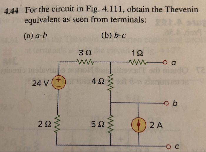 Solved find Eth and Rth for part a and for part b. | Chegg.com