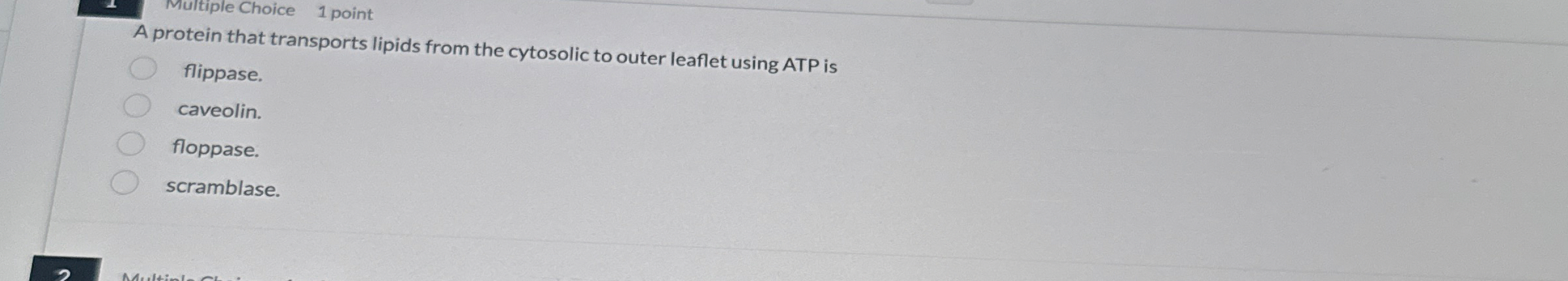Solved Multiple Choice1 pointA protein that transports | Chegg.com Solved Multiple Choice1 pointA protein that transports | Chegg.com