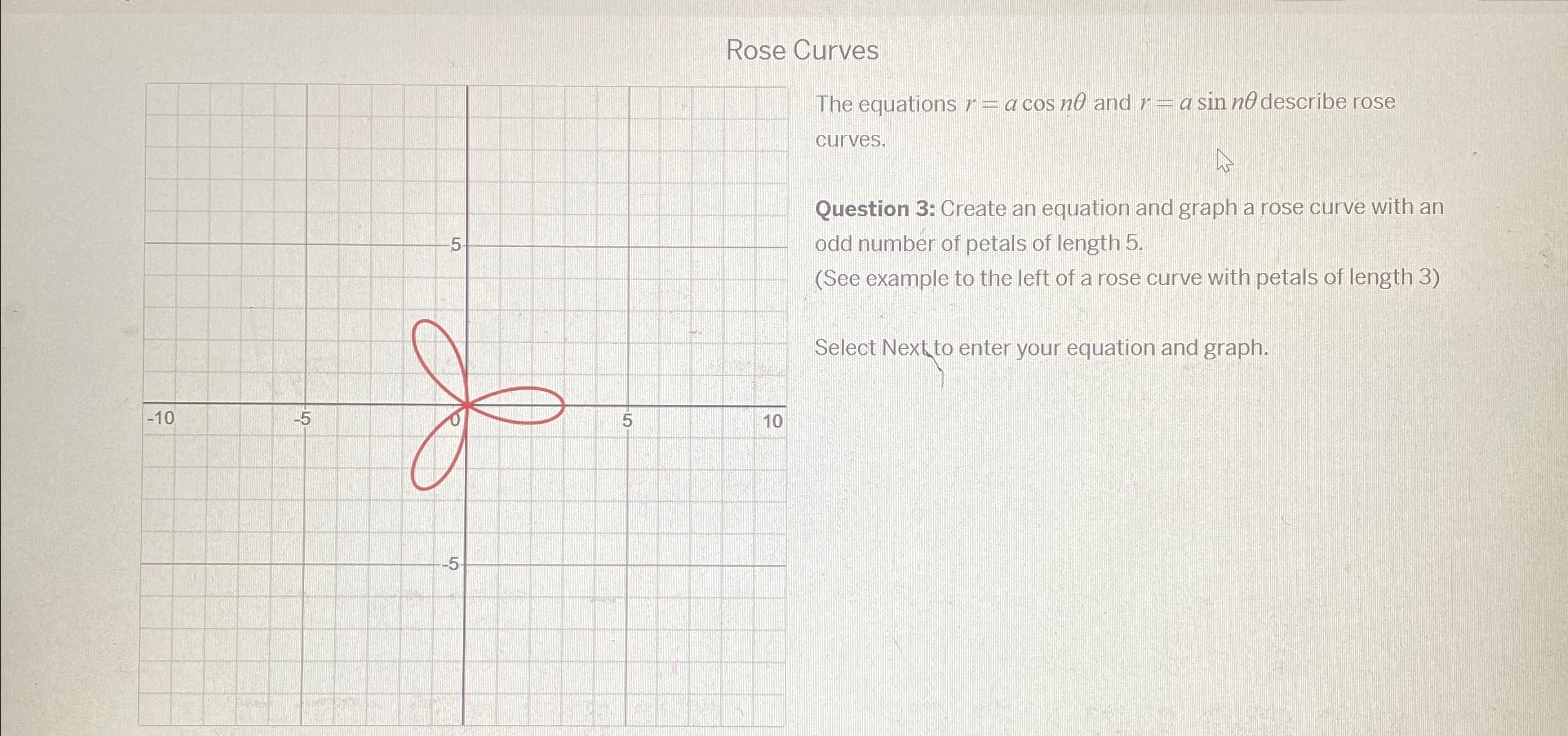Solved Rose CurvesThe equations r=acosnθ ﻿and r=asinnθ | Chegg.com