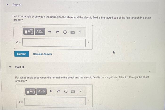 Solved A flat sheet of paper of area 0.200 m2 is oriented so | Chegg.com