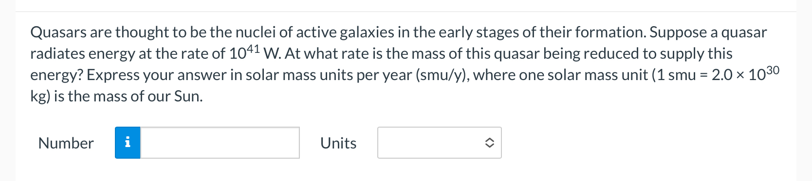 Solved Quasars are thought to be the nuclei of active | Chegg.com