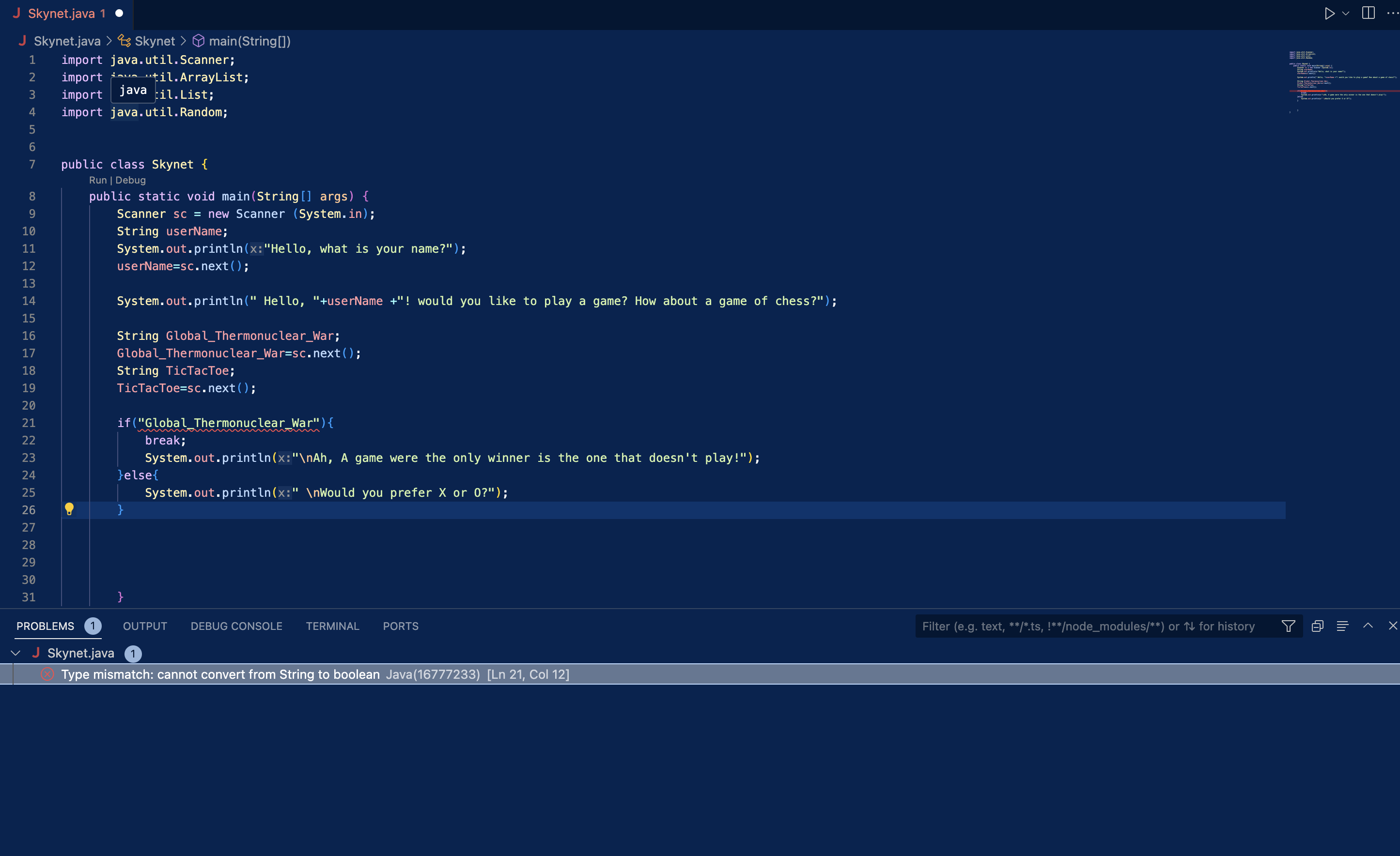 Solved Write a Java program that asks for users name. The | Chegg.com