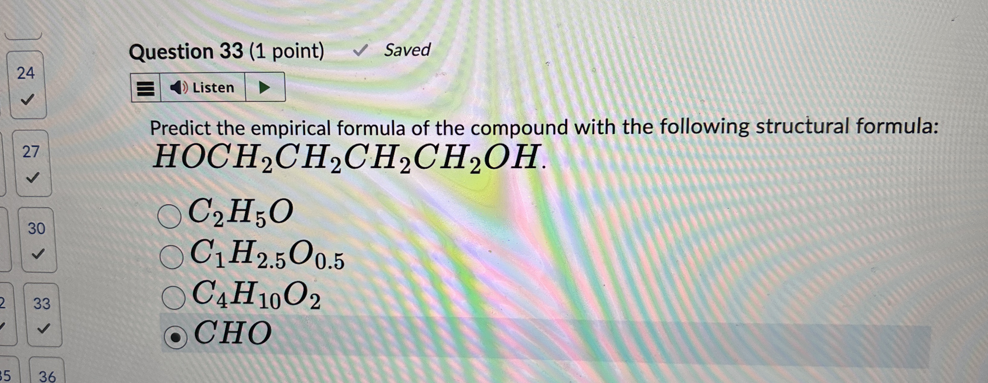 Solved Predict the empirical formula of the compound with | Chegg.com