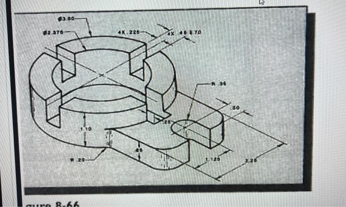 Solved create solid model using fusion 360 | Chegg.com