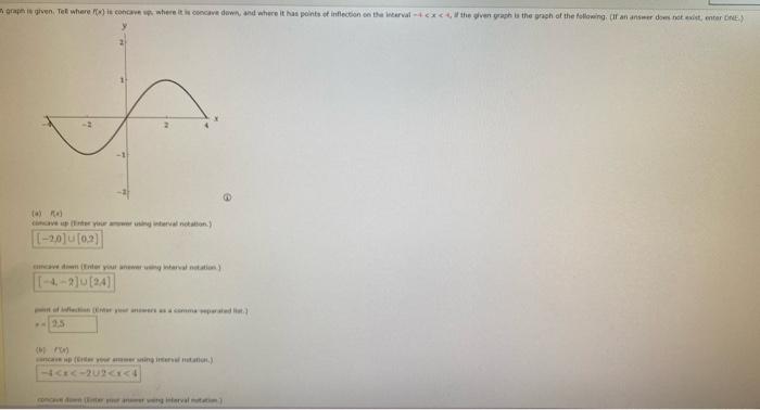 Solved (4) (a) 4~(a) [−2,0]∪[0,2] [−4.−2]4[2.4] o =25 −i | Chegg.com