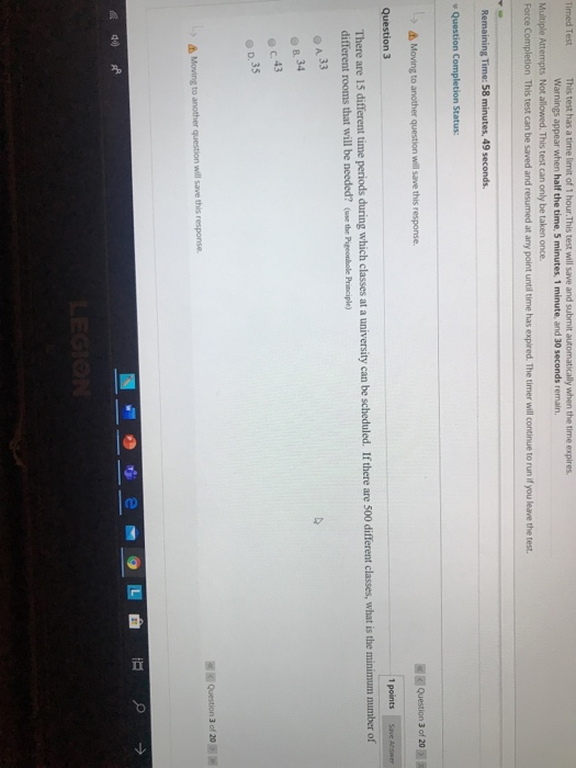 Solved Question Completion Status A Moving To Another 5590