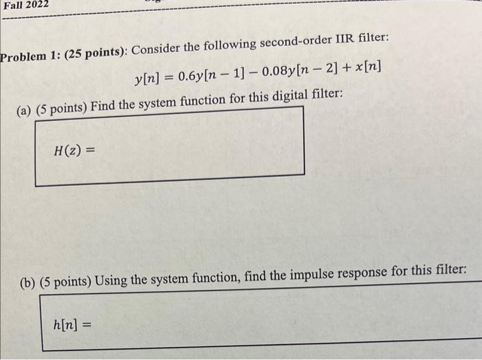 Solved roblem 1: (25 points): Consider the following | Chegg.com Solved roblem 1: (25 points): Consider the following | Chegg.com