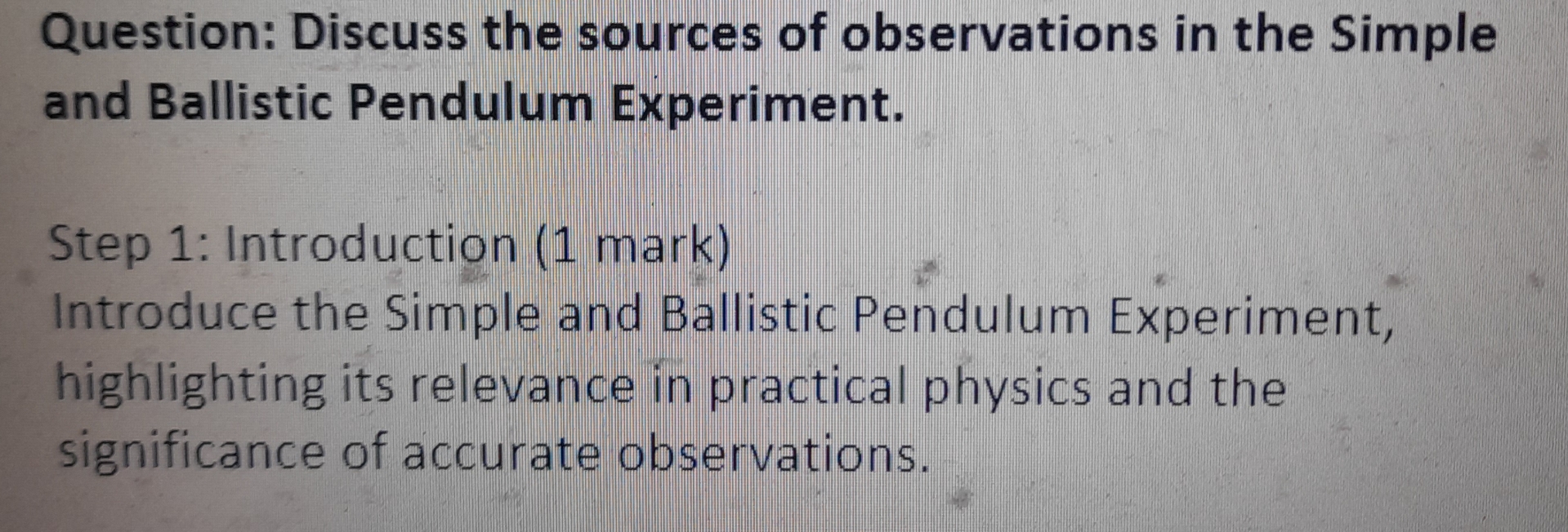 Solved Question: Discuss the sources of observations in the | Chegg.com