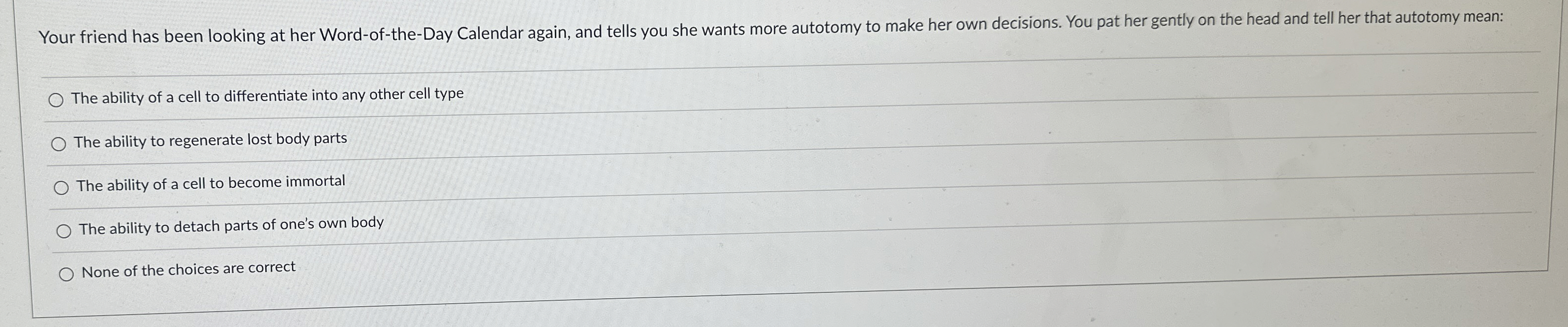 Solved Your friend has been looking at her Word-of-the-Day | Chegg.com