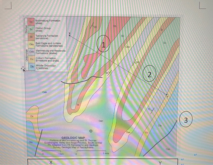 Structure and Geologic Maps Exercise Part 2 1) Using | Chegg.com