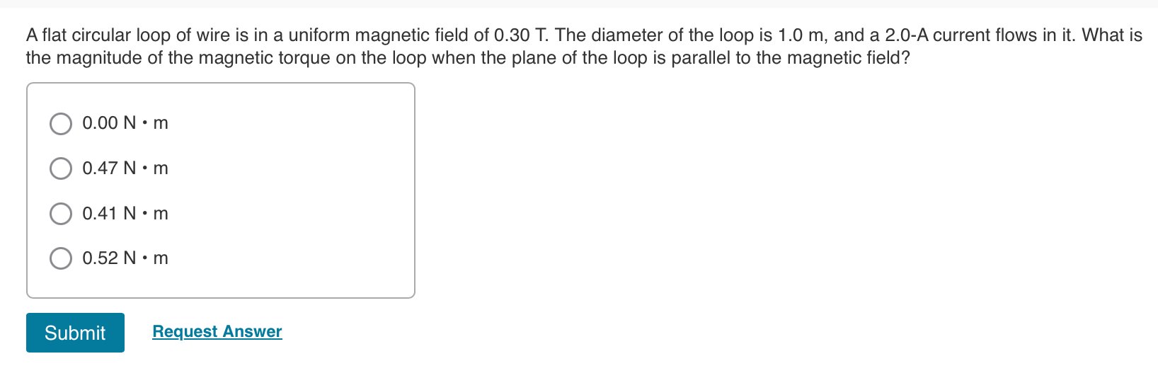 High Quality SOLUTION A flat circular loop of wire is in a uniform magnetic | Chegg.com