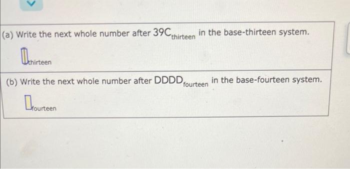 Solved in the base-thirteen system. thirteen in the | Chegg.com