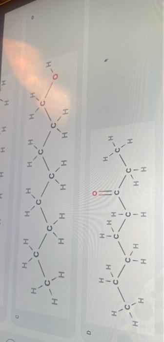 Solved B COB The extended structure formula of octanone | Chegg.com