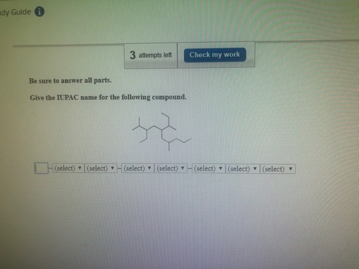 Solved 3 attempts left Check my work Be sure to answer all | Chegg.com