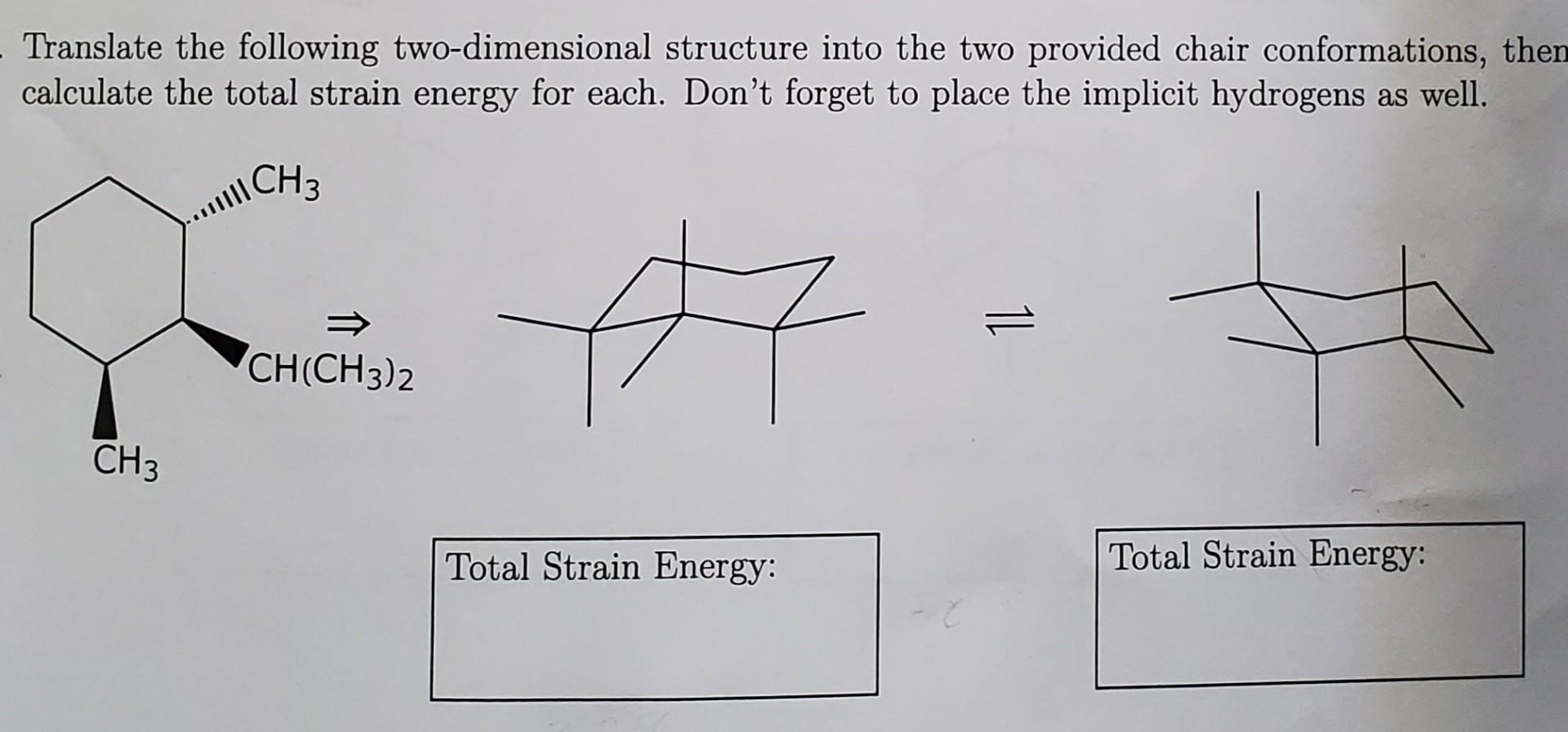 Solved Translate the following two-dimensional structure | Chegg.com