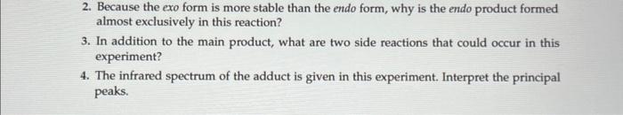 Solved 1. Draw a structure for the exo product formed by | Chegg.com
