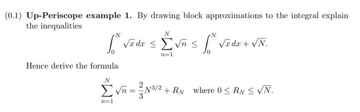 0.1) Up-Periscope example 1. By drawing block | Chegg.com