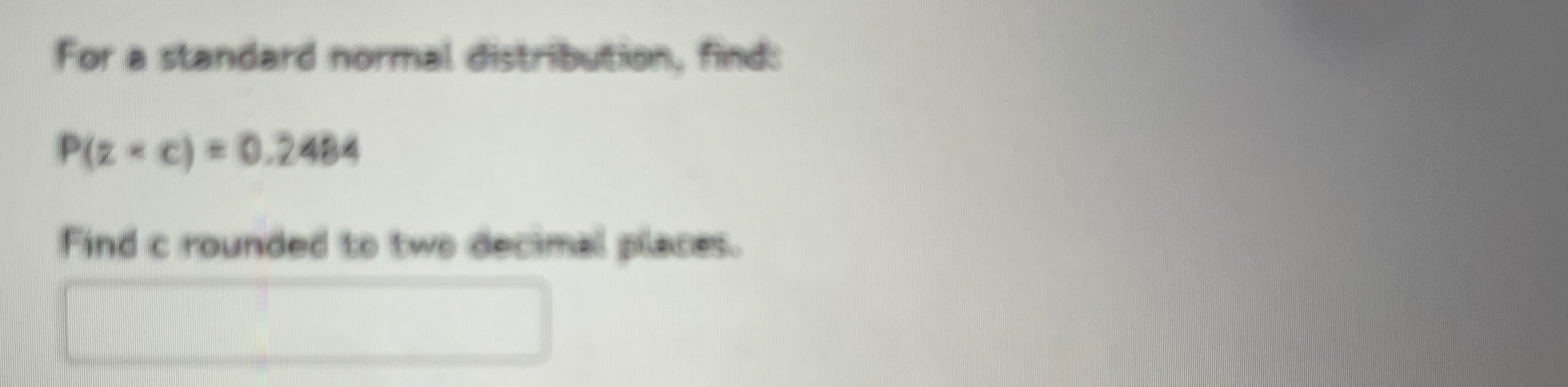 Solved For a standard normal distribution, | Chegg.com