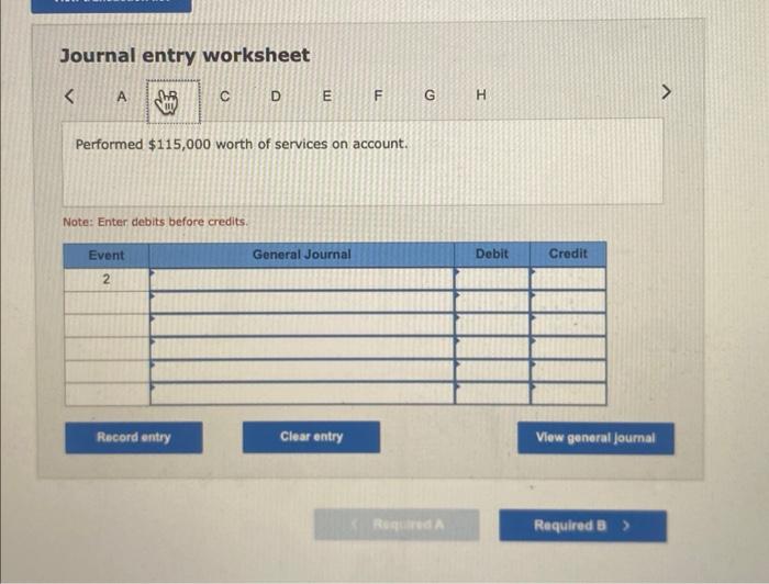 Solved The following events apply to Pearson Service Co. for | Chegg.com