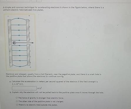 Solved A simple and common tectnique for accelerating | Chegg.com