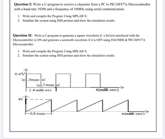 Solved Question I: Write a C-program to receive a character | Chegg.com