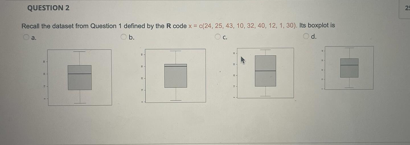 Solved QUESTION 2Recall the dataset from Question 1 ﻿defined | Chegg.com
