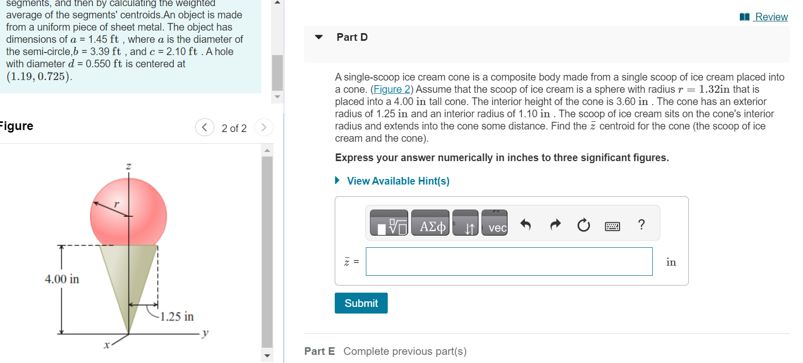Solved segments, and then by calculating the weightedaverage | Chegg.com