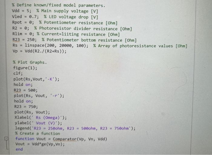 Solved [Urgent] This is my Matlab code. But I can't run | Chegg.com