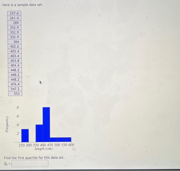 Solved Here is a sample data set.Find the third quartile for | Chegg.com