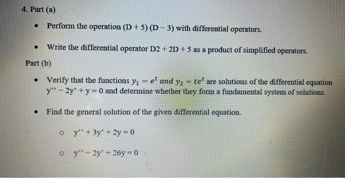 Solved please help with questions 4 part(a) and part (b). i | Chegg.com