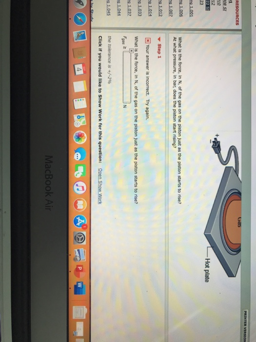Solved ssignment PRINTER VERSION BACK NEXT CES Problem 1.022 | Chegg.com