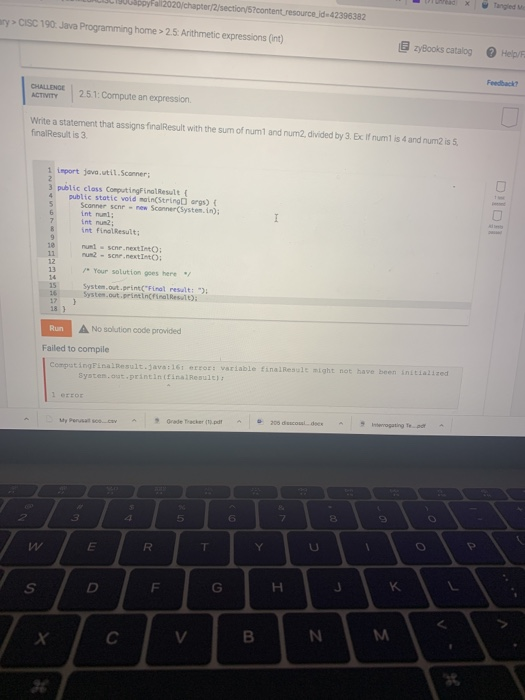 Solved Fall2020 chapter/2/section/57content resource de | Chegg.com