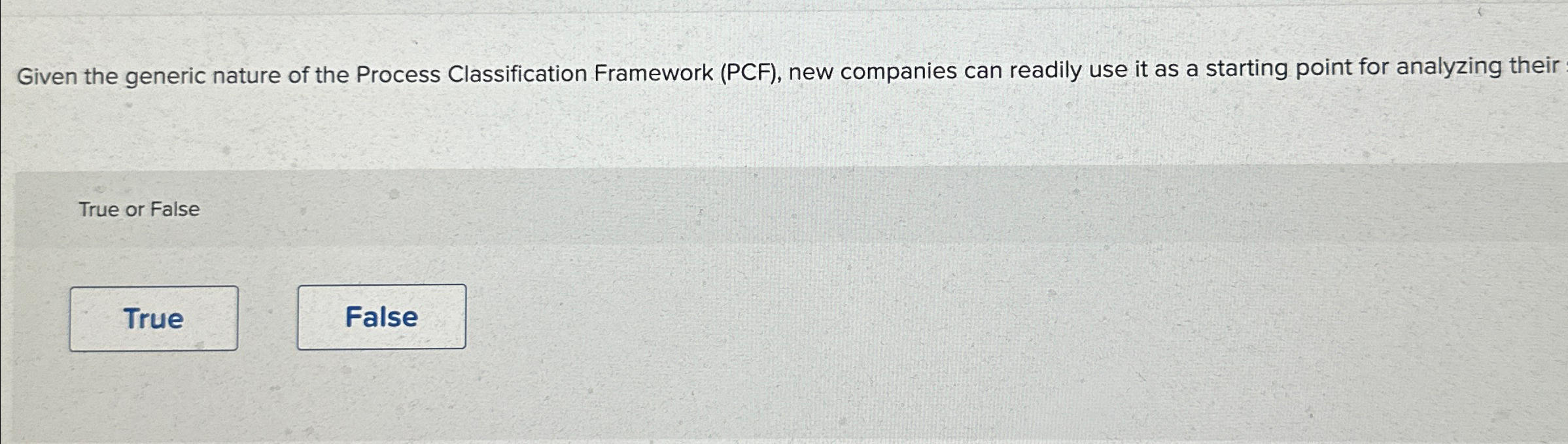 Solved Given the generic nature of the Process | Chegg.com